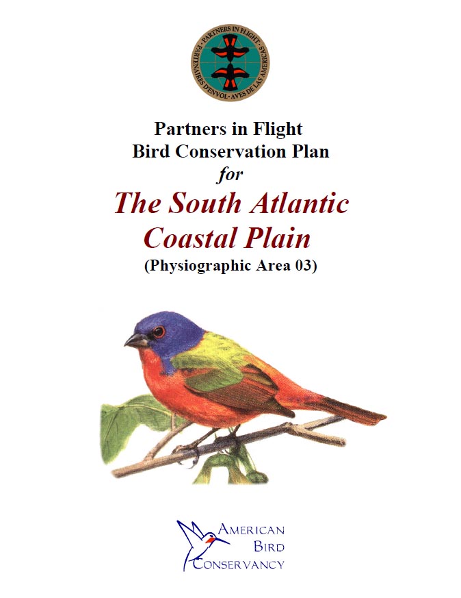 PIF Bird Conservation Plan The Southern Atlantic Coastal Plain ...